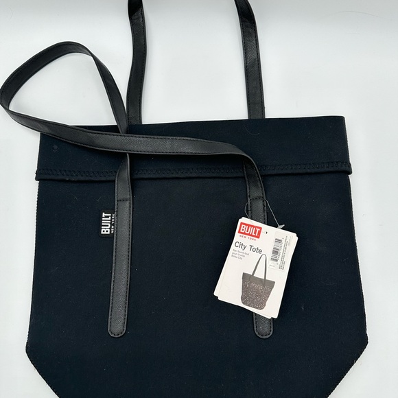 built new york | Bags | Built Nyc Neoprene City Tote Black Nwt | Poshmark